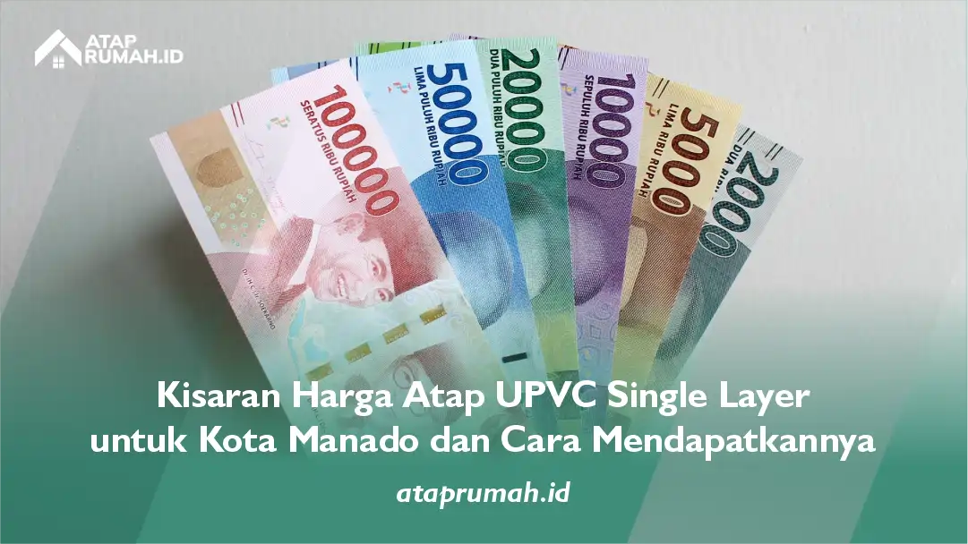 Harga Atap UPVC EcoRoof Single Layer Kota Manado - Atap Rumah